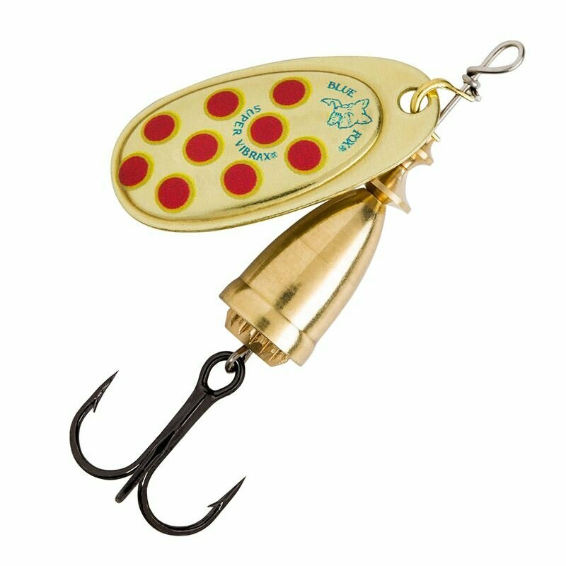 Блесна Vibrax Hot Pepper 4 (Blue Fox), вращ, масса 10гр - GYR