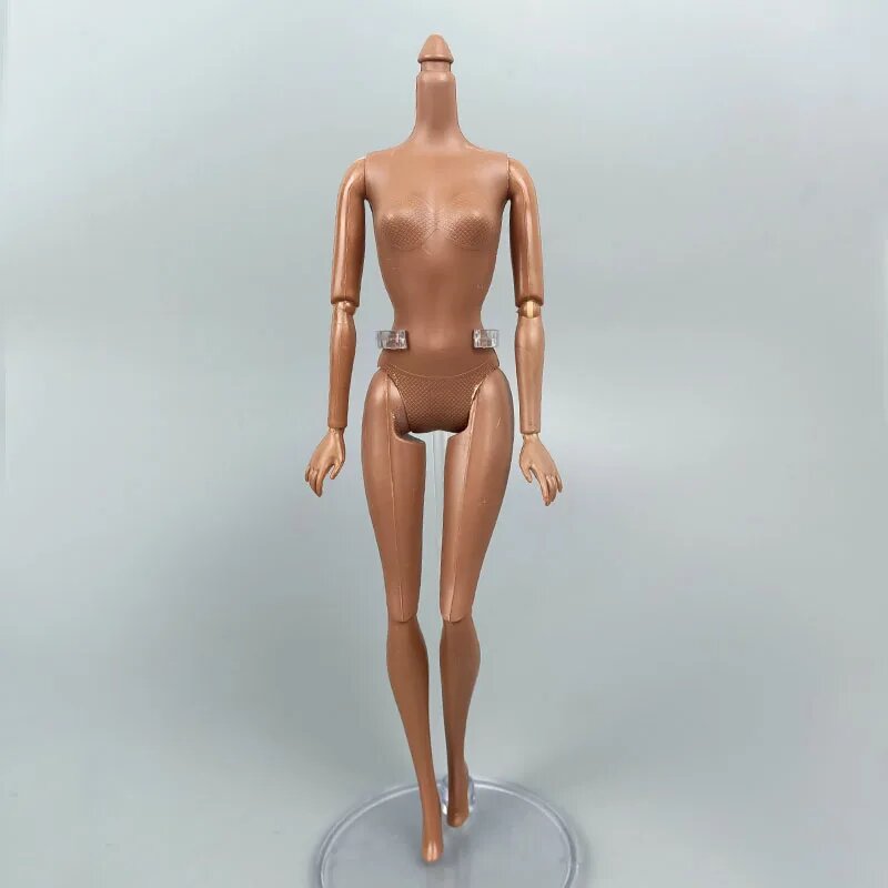 Кукольное тело Fradoo 30 см пластик 14 подвижных суставов для девочек 12+ Dark Brown