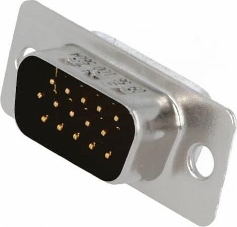 Вилка HARTING 9561005604 Разъем D-Sub HD PIN: 15 вилка "папа" пайка Ре 1шт