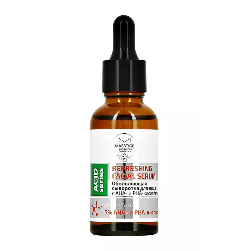 Masstige ACID SERIES обновляющая сыворотка для лица 30 мл, с AHA и PHA-кислотами
