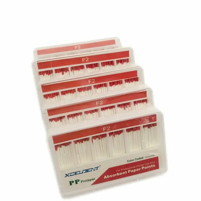 Xceldent Аbsorbent Paper Points для эндодонтии PP - No. F2 - 5 Box