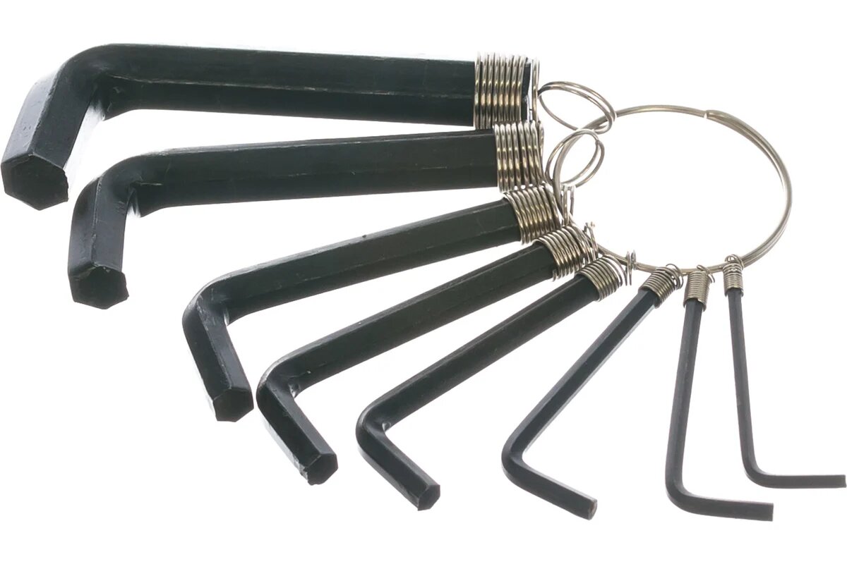 Top Tools набор шестигранных ключей 2-10 мм, 8 шт. для сборки, ремонта и точности работы