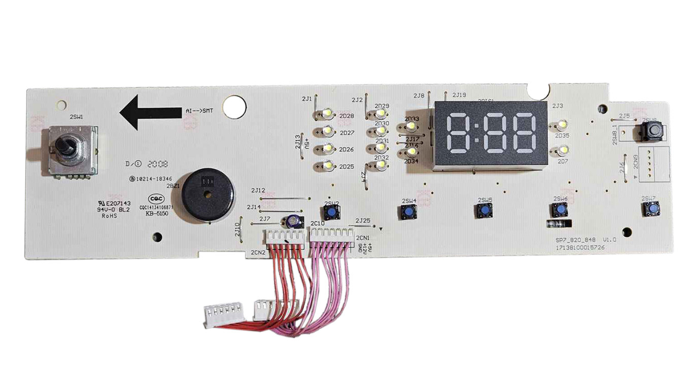 Электронная плата для стиральной машины DEXP (дэксп) 17138100015726