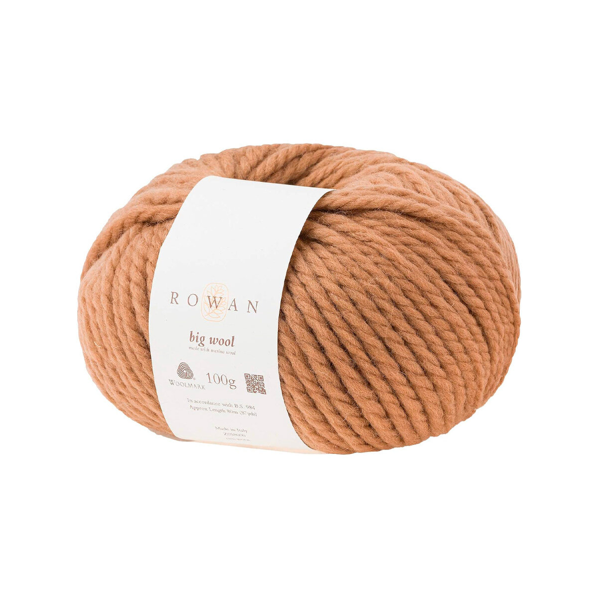 Big Wool /Биг Вул/ пряжа Rowan, Z058000 (082, biscotti (бискотти), коричневый)