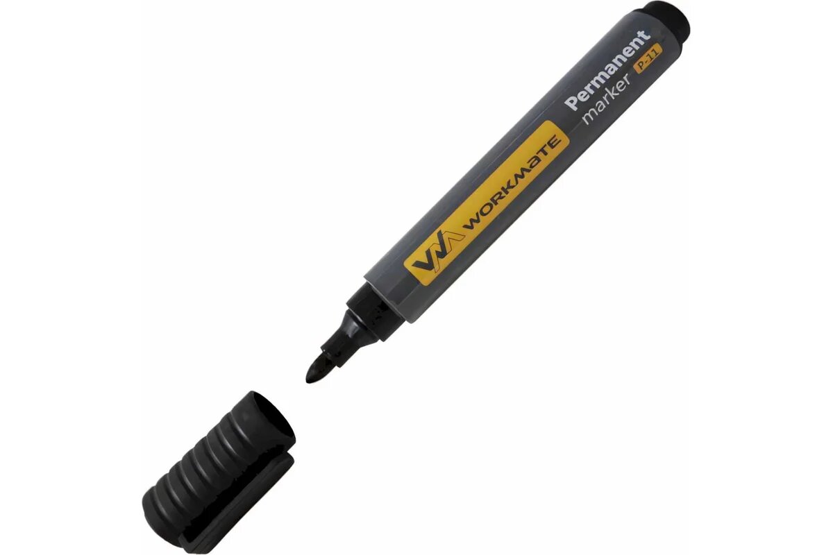 WORKMATE P-11 перманентный маркер черный пулевидный наконечник 2-4 мм 14-1578