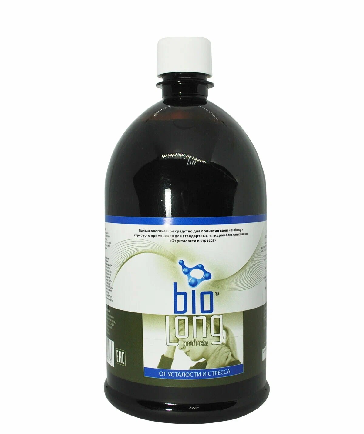 Бальнеологическое средство Biolong "От усталости и стресса", для ванн, гипоаллергенное, 1000 мл