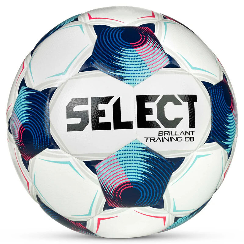 Мяч футб. SELECT Brillant Training DB V25, 0865171002, р.5, FIFA Basic,32п, ТПУ, гибр. сш, бело-синий
