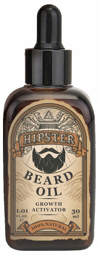 Масло для бороды Hipster, growth activator, 30 мл Hipster 7304666 .
