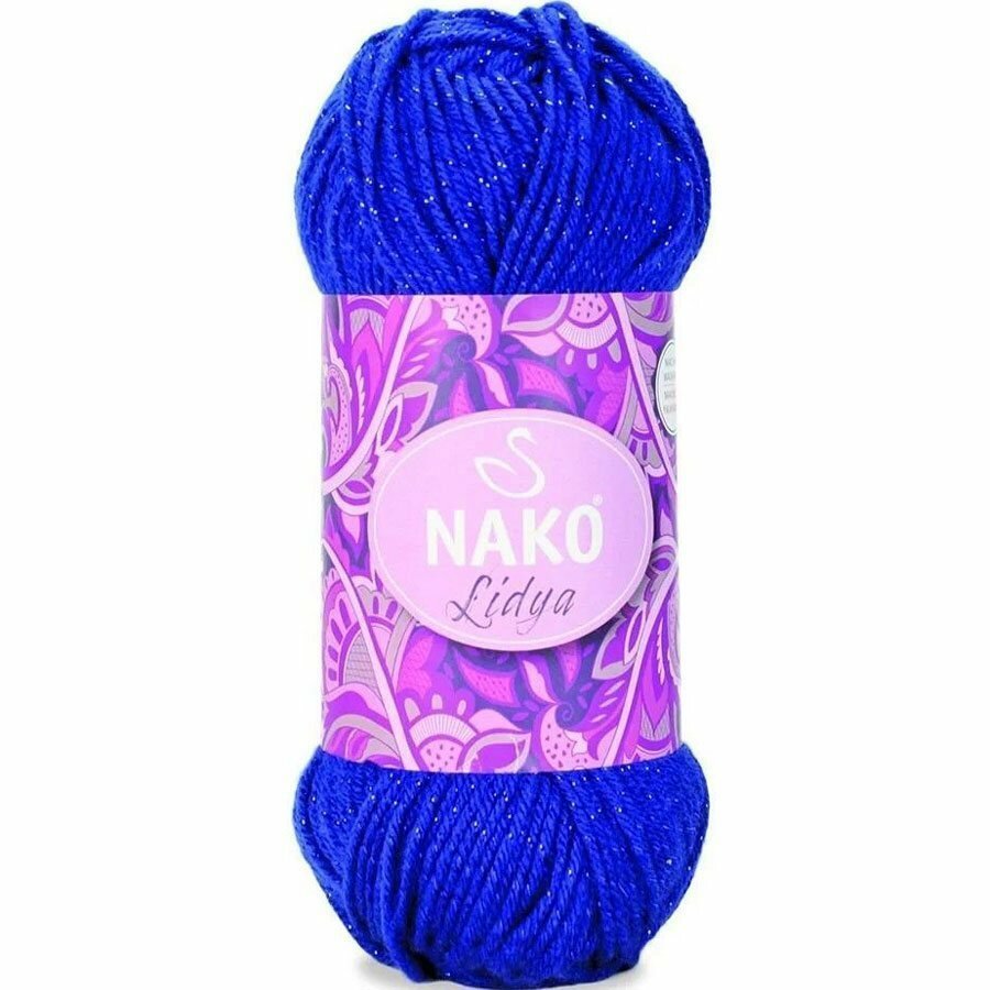 Пряжа Nako LIDYA 98518 василек (5 мотков)