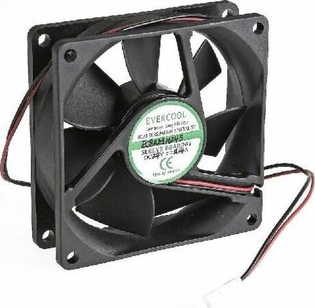 Вентилятор Evercool EC8025H24S EC8025H24S Вентилятор 24В DC 80х80х25мм подш. скольжения 3000 об/мин 1шт