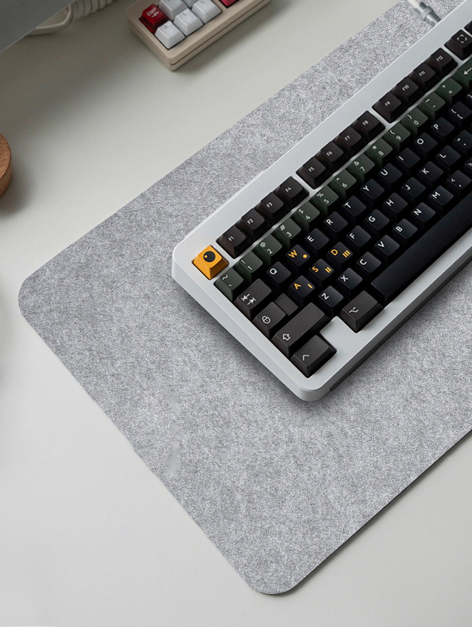 Коврик для мыши GEEK NOOK Light Grey Felt 120*60 см (20240411)