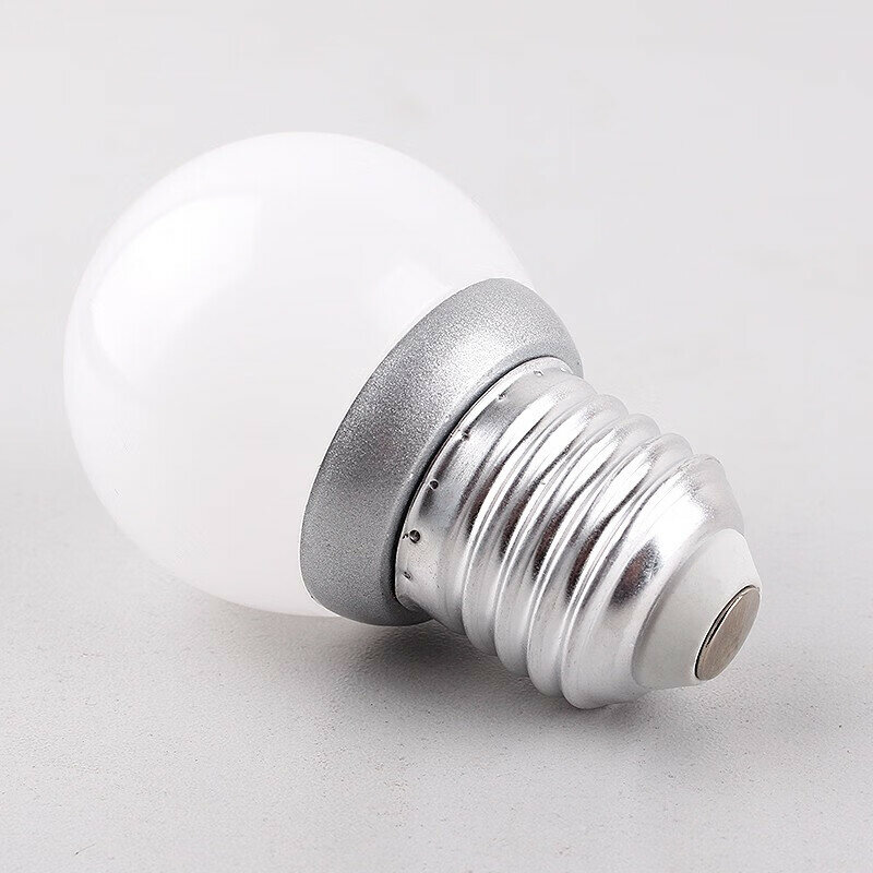 FSL Foshan Lighting LED Bulb Big Mouth 3W Warm White 3000K E27 Energy Saving Bulb Silver 2-Pack