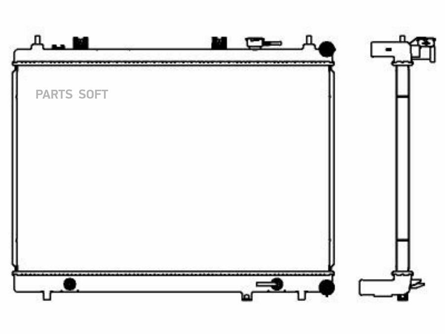 SAKURA 33418515 Радиатор сист. охл. Sakura 3341-8515 INFINITI JX SUV (L50) QX60 NISSAN PATHFINDER IV (R52) ()