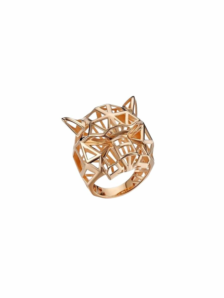 Перстень, красное золото, 585 проба