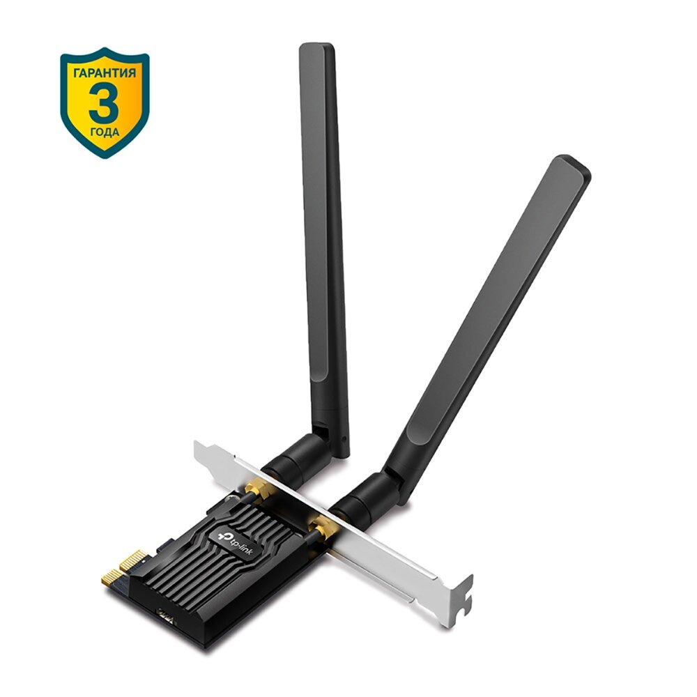 TP-Link Archer TX20E Двухдиапазонный адаптер PCI Express с поддержкой Wi-Fi AX1800 и Bluetooth 5.2