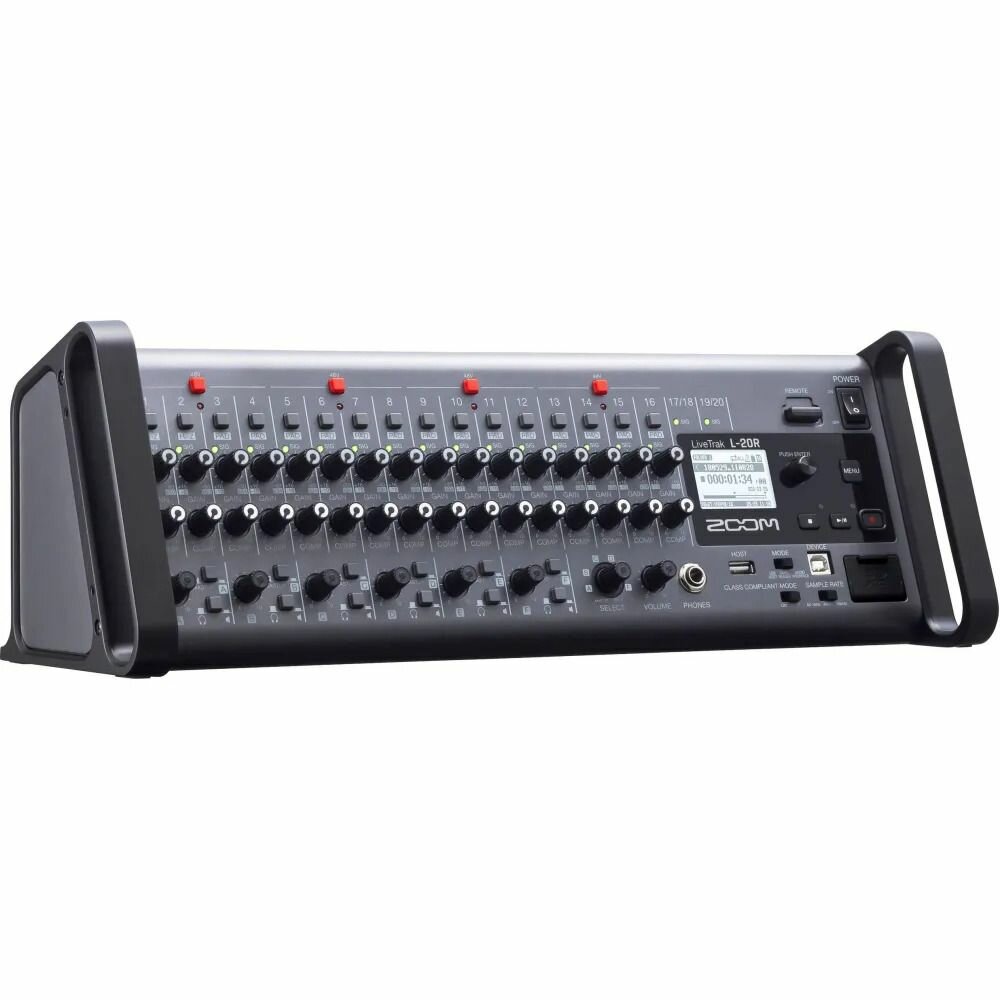 Zoom L-20R LIVETRAK рэковая многофункциональная цифровая консоль, Микшер