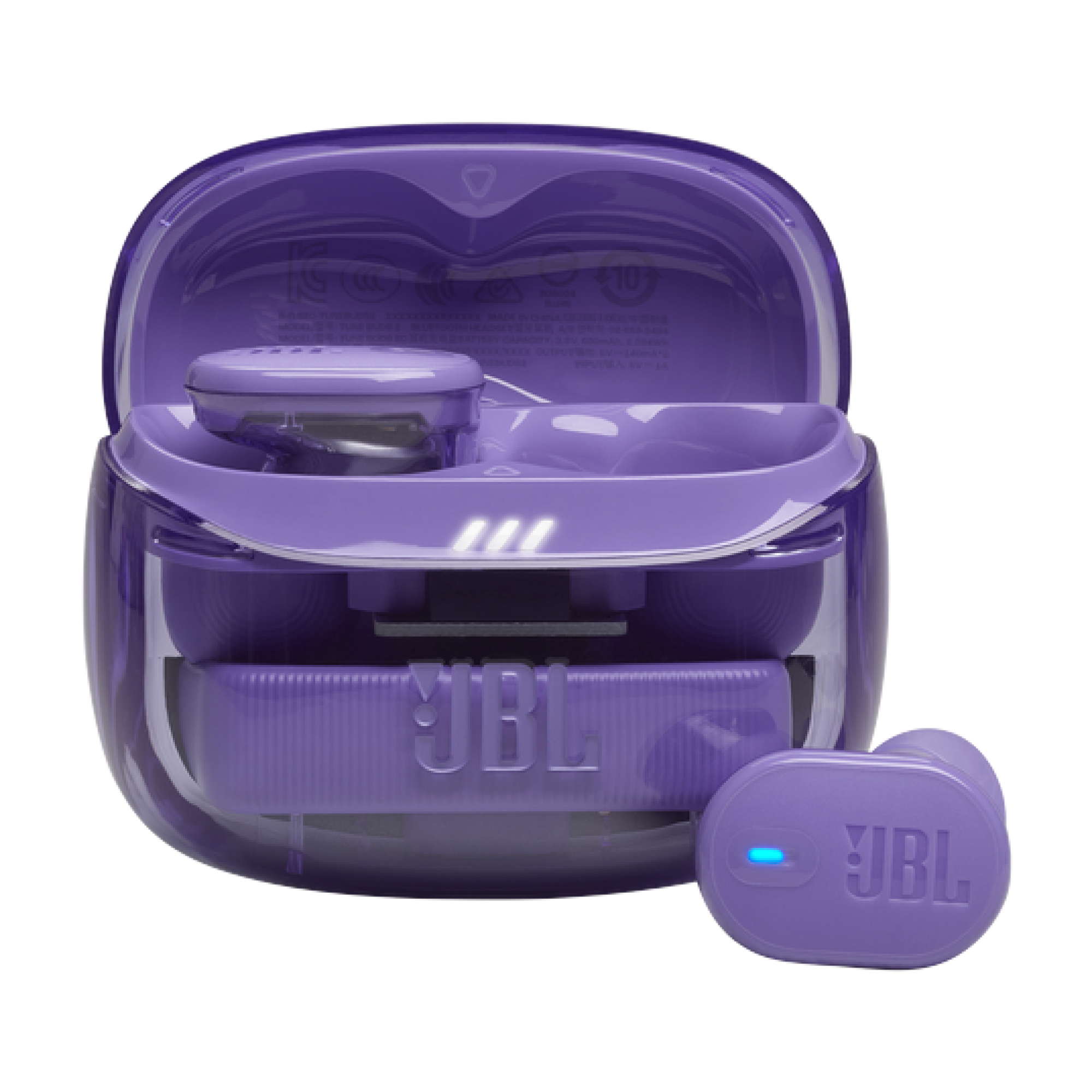 Беспроводные наушники JBL Tune Buds 2 TWS, с шумоподавлением, (Ghost Mauve), Фиолетовый
