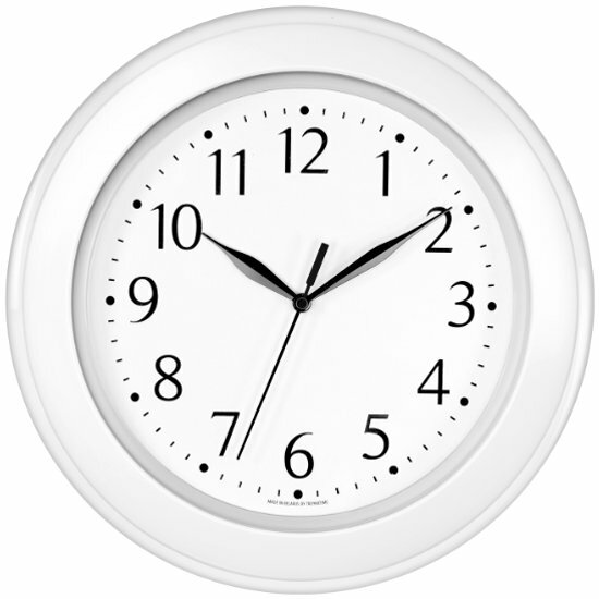 Часы настенные TROYKA TIME "Тройка", кварцевые, пластик, диаметр 30 см, с секундной стрелкой