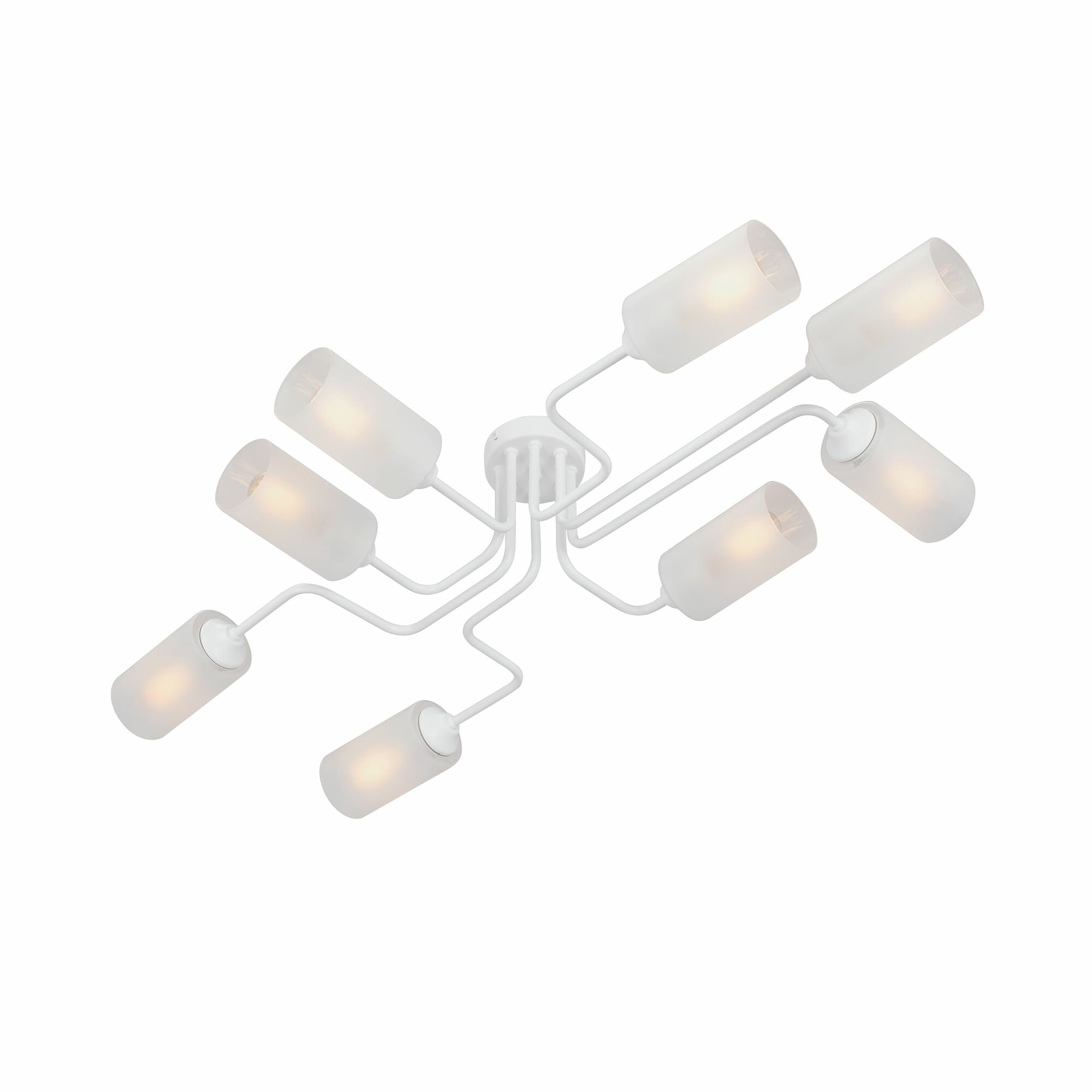 Люстра Vitaluce V4310-0/8PL, арт-деко, 8xE27, мощность 40 Вт