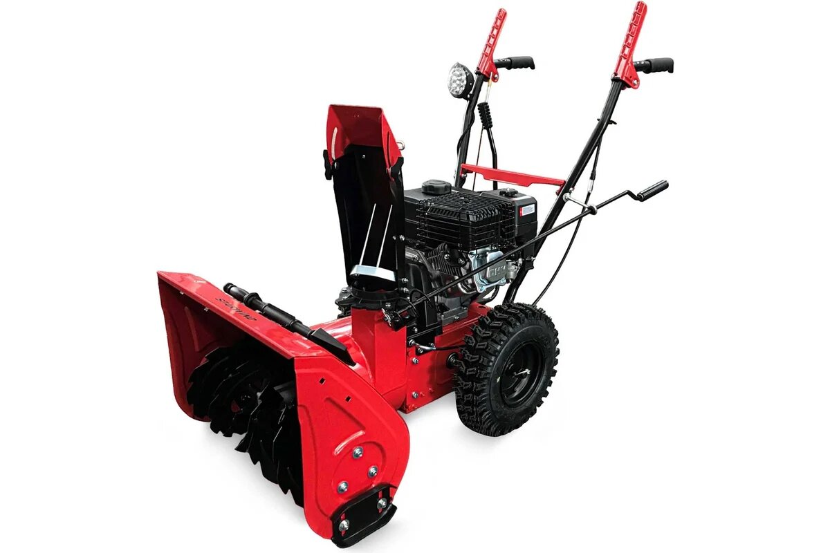 Снегоуборщик Starwind GST-4356L, бензиновый, двухступенчатый, с фарой, дальность выброса до 15м