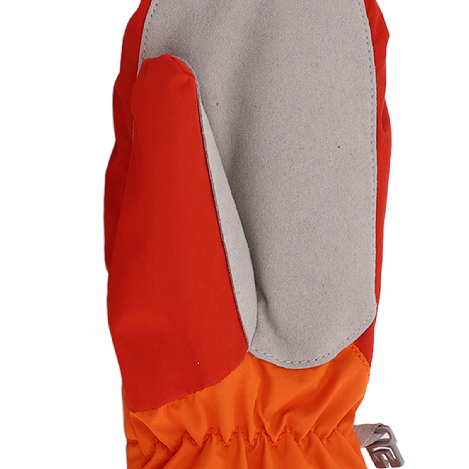 1 пара детских теплых перчаток, ветрозащитные водонепроницаемые утолщенные зимние лыжные варежки, перчатки оранжевого цвета