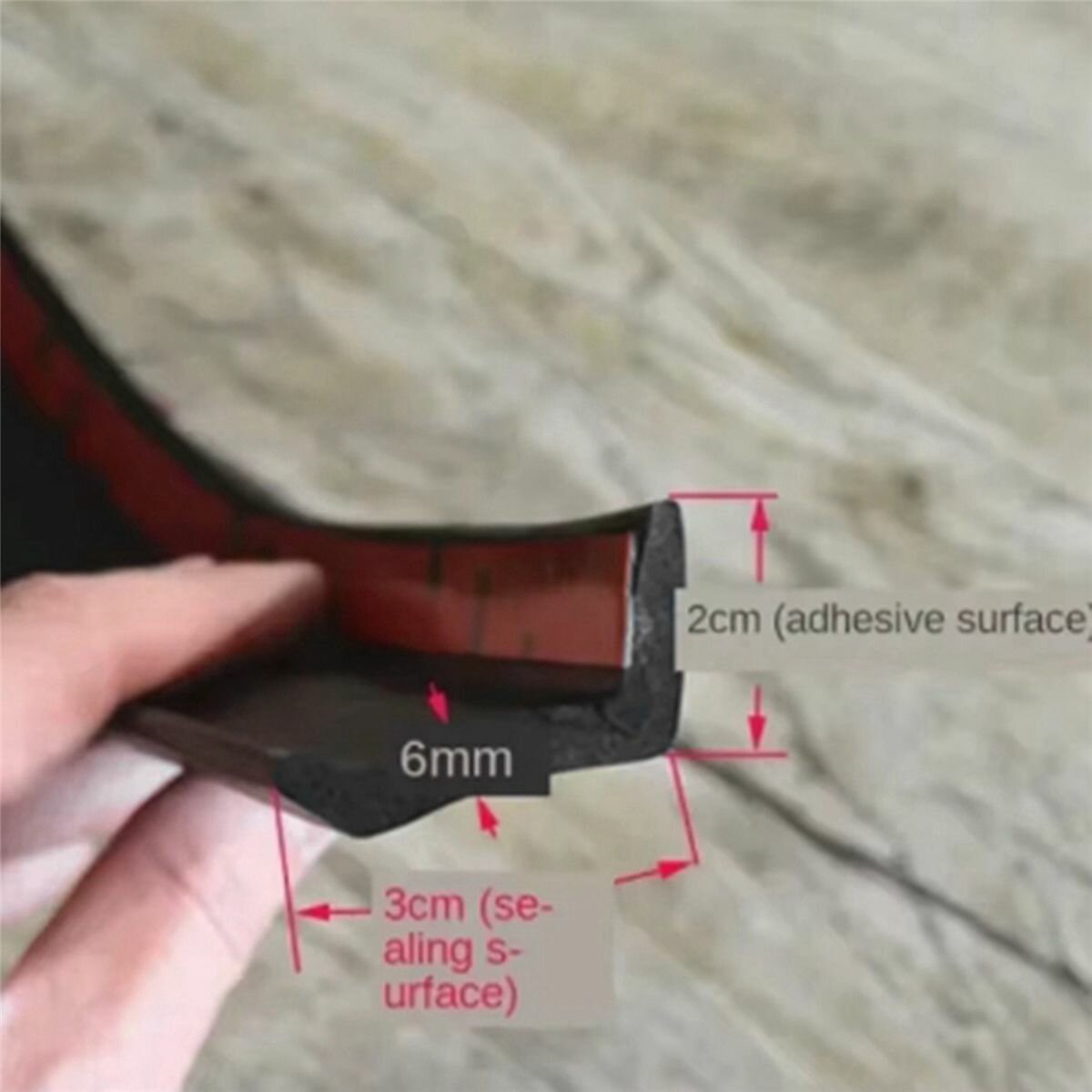 2 шт. 5 м уплотнительная лента для гаражных рулонных ворот, нижняя, боковая, водонепроницаемая, резиновая, пылезащитная, защита от крыс