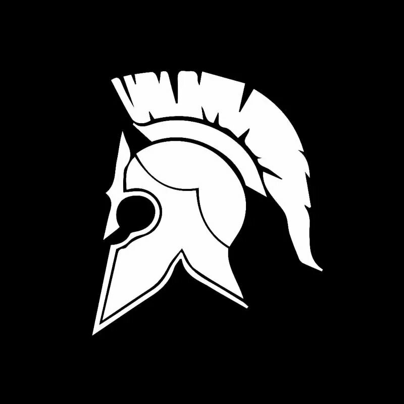 Спартанский солдатский шлем, шлем-истребитель, наклейки на окно автомобиля, шлем на D, height 20cm