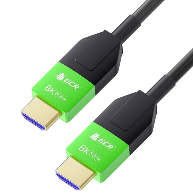 Greenconnect GCR-55678 GCR PRO Кабель 40.0m оптический HDMI 2.1 8K 60Hz, 4K 144Hz, высокоскоростной 48.0 Гбит/с, черный