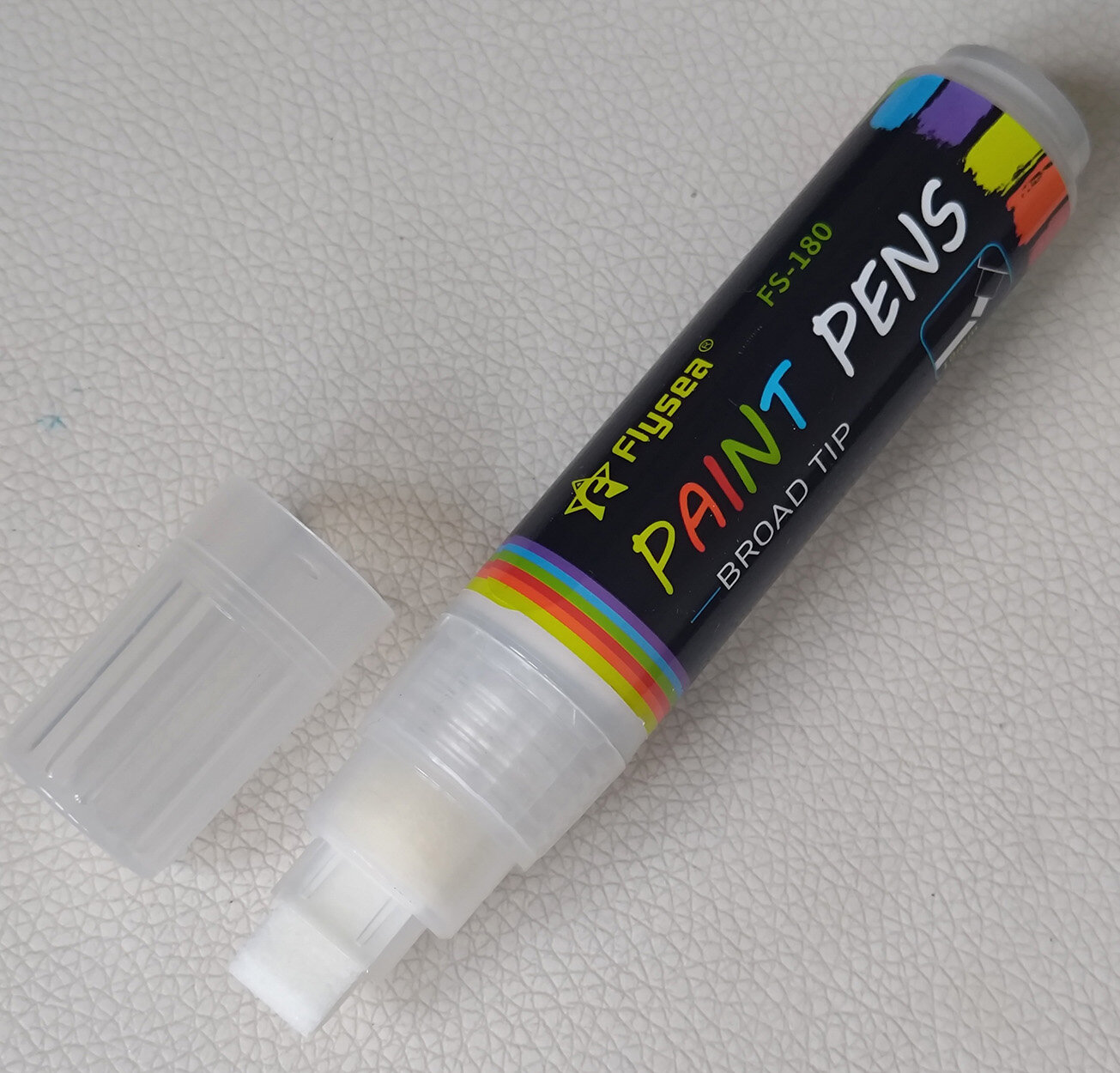 Маркер с широким наконечником Flysea FS-180 (10 мм), белый