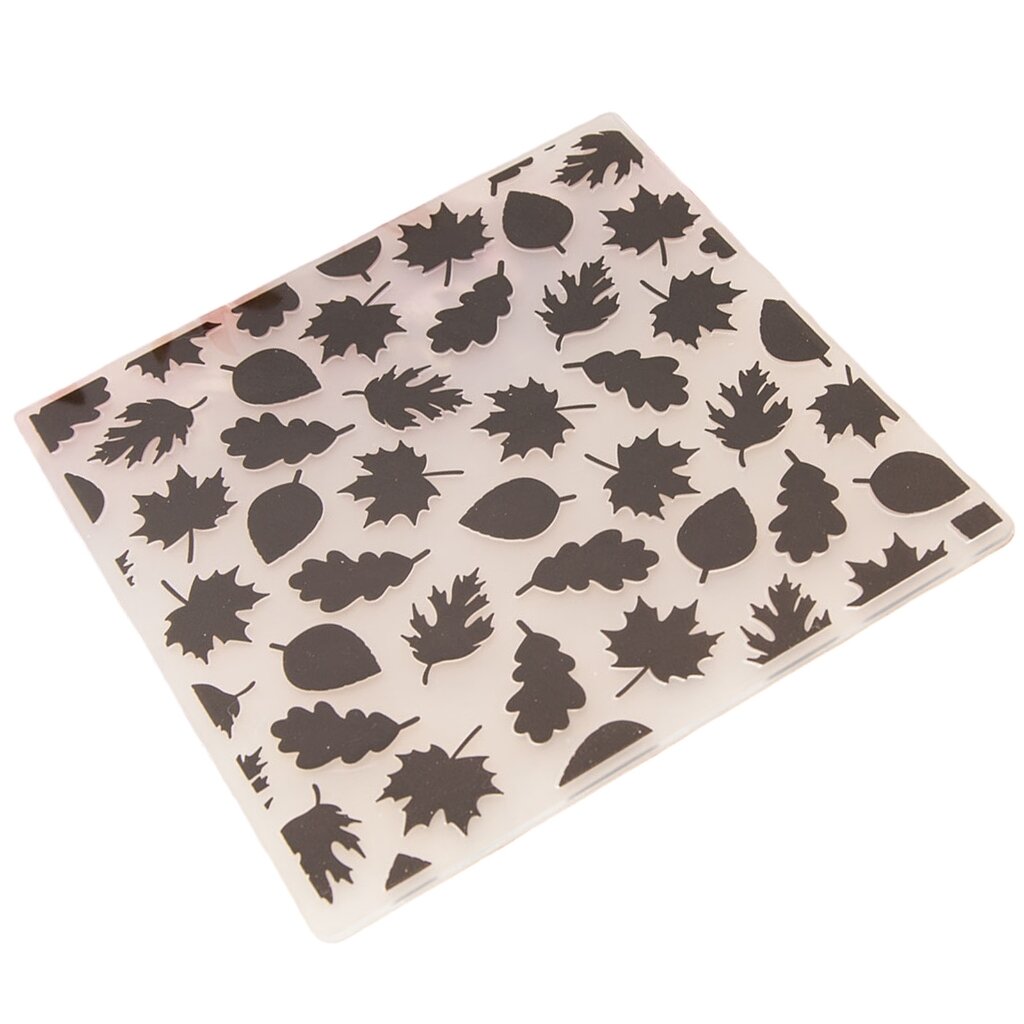 Листья Текстурированная Пластиковая Папка Для Тиснения Бумажные Шаблоны Для Тиснения Трафареты для Изготовления Открыток Фотоальбом для Скрапбукинга
