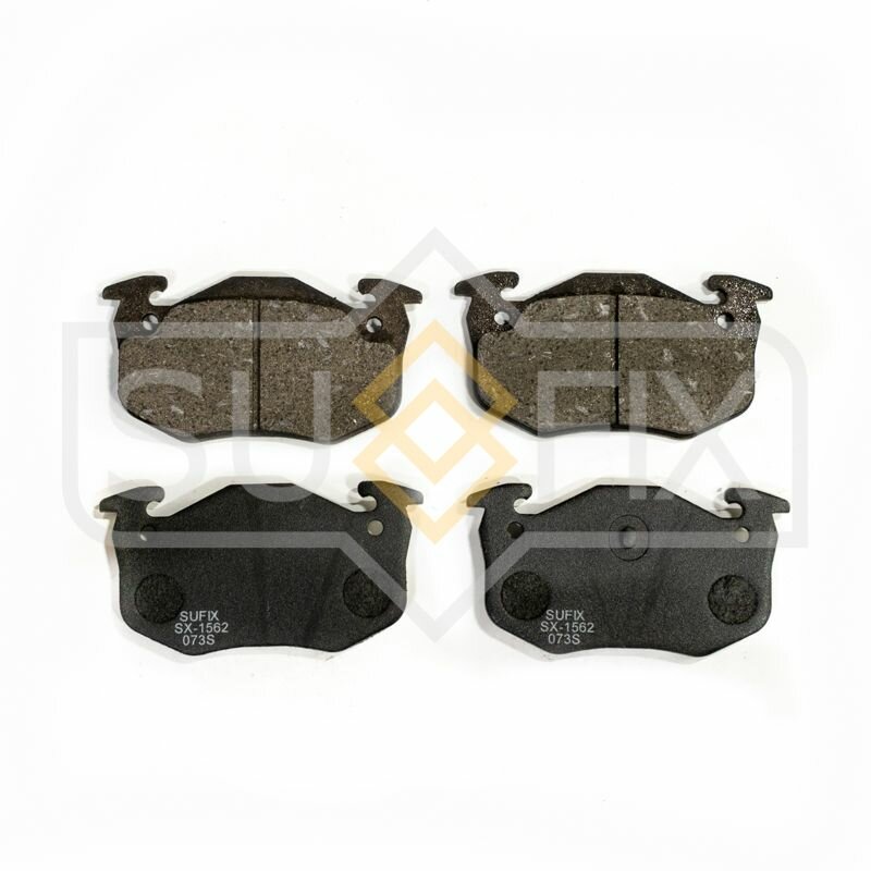 SUFIX Колодки тормозные задние для RENAULT CLIO II (BB_, CB_) 1.4 (B/CB0C, B/CB0S)