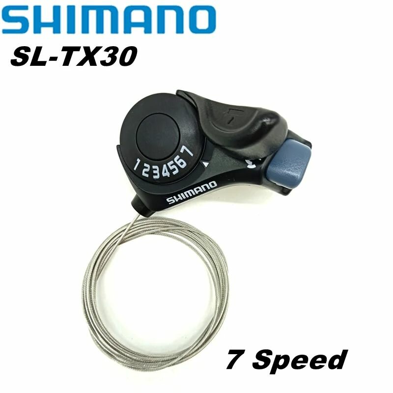 Шифтер (манетка) Shimano SL-TX30-7R, серия Tourney, 7 скоростей, правый