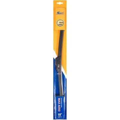 Щетка стеклоочистителя бескаркасная универсальная KRAFT KT 830013 475 мм, крепление крючок