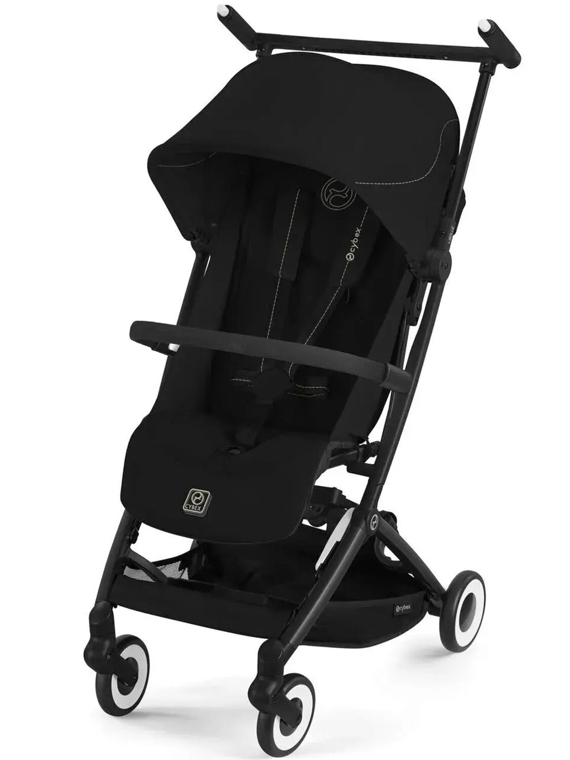 Коляска прогулочная Cybex Libelle BLK Magic Black с дождевиком и бампером 524002281