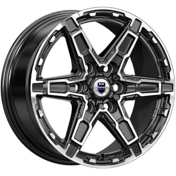 Колесный диск K&K Дистрикт 8x18 6*139.7 ET42 DIA100.1 Алмаз черный