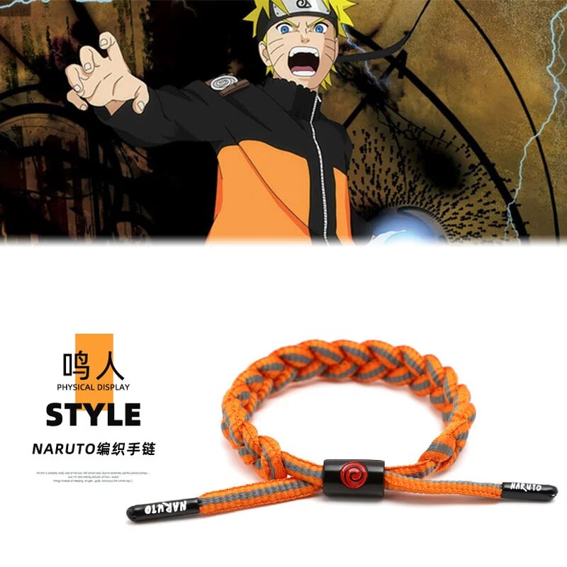 Браслет Наруто Узумаки с голографическим эффектом из Наруто для фанатов