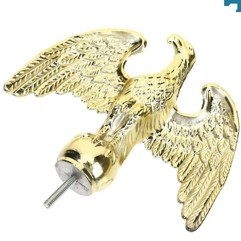 Алюминиевая золотая фигурка орла для украшения верхушки флагштока на участке