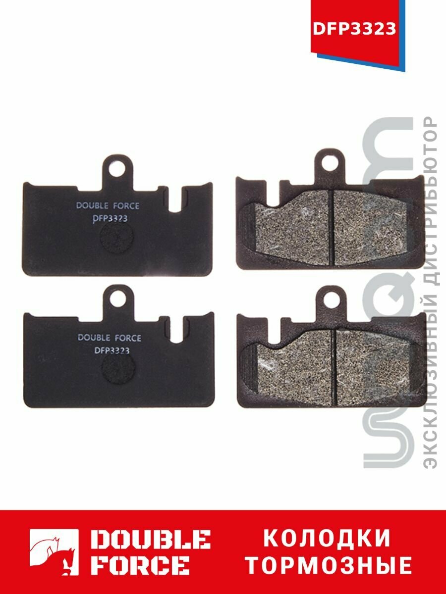 Колодки тормозные задние TOYOTA CELSIOR / LEXUS LS UCF30, UCF31 (00-05) Double Force DFP3323