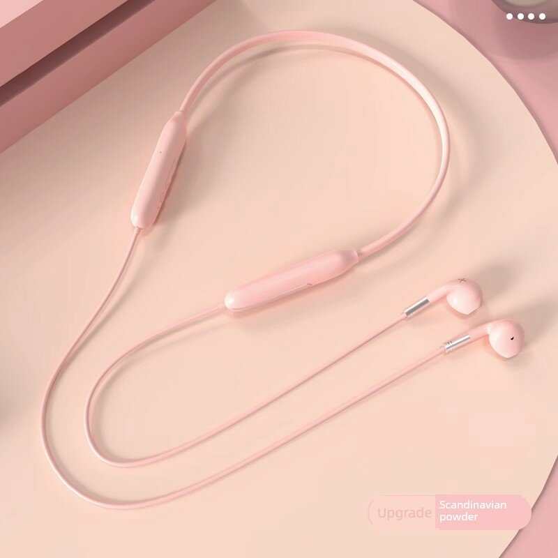 Беспроводные наушники Bluetooth 5.2 с магнитным кейсом и автономностью до 24 часов в нордическом розовом цвете