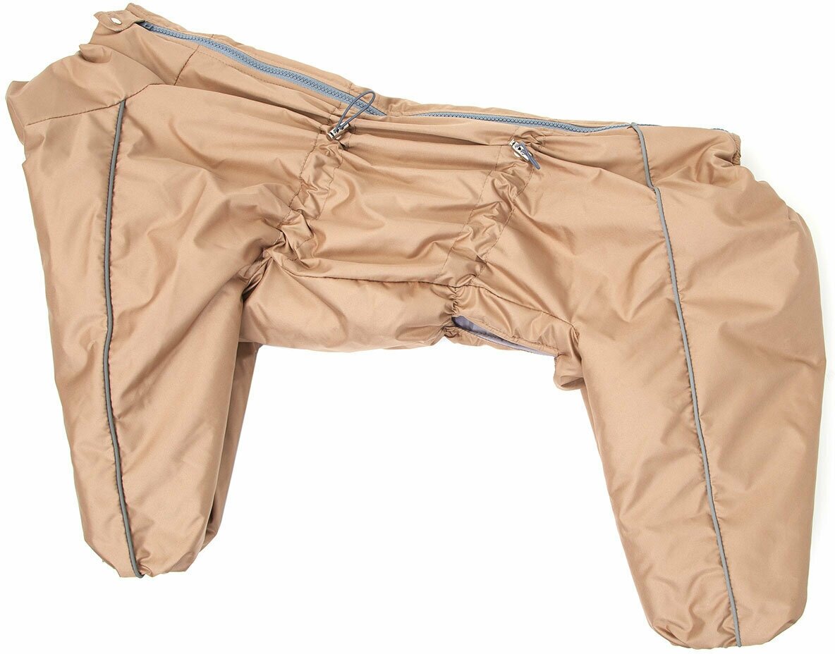 OSSO FASHION комбинезон зимний для собак средних и крупных пород бежевый для девочек (40-2)