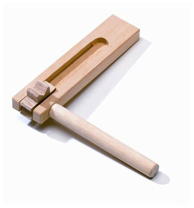 Деревянная трещетка круговая 18 см, музыкальный инструмент, от 0+