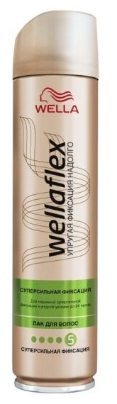 Лак для волос Wellaflex Silk Finish&Hold суперсильной фиксации 5, 250 мл