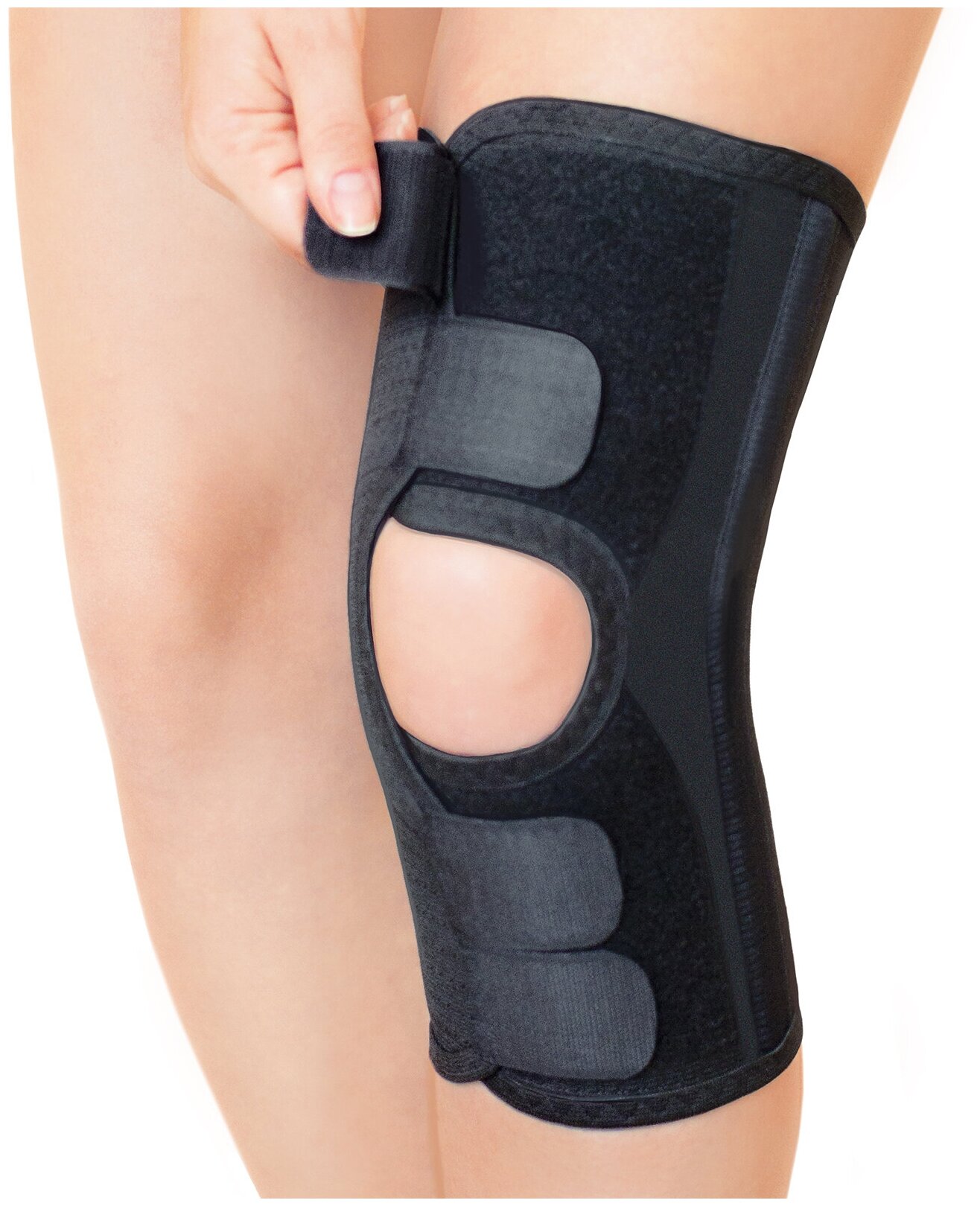 Бандаж для коленного сустава Крейт F-527, Размер 5, Черный