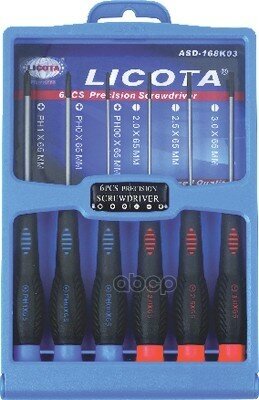Набор отверток для точной механики Licota арт. asd-168k03