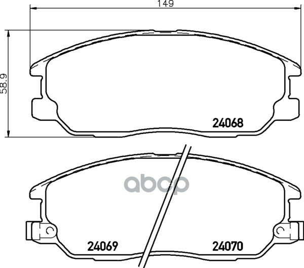 Колодки тормозные Mintex арт. MDB2339