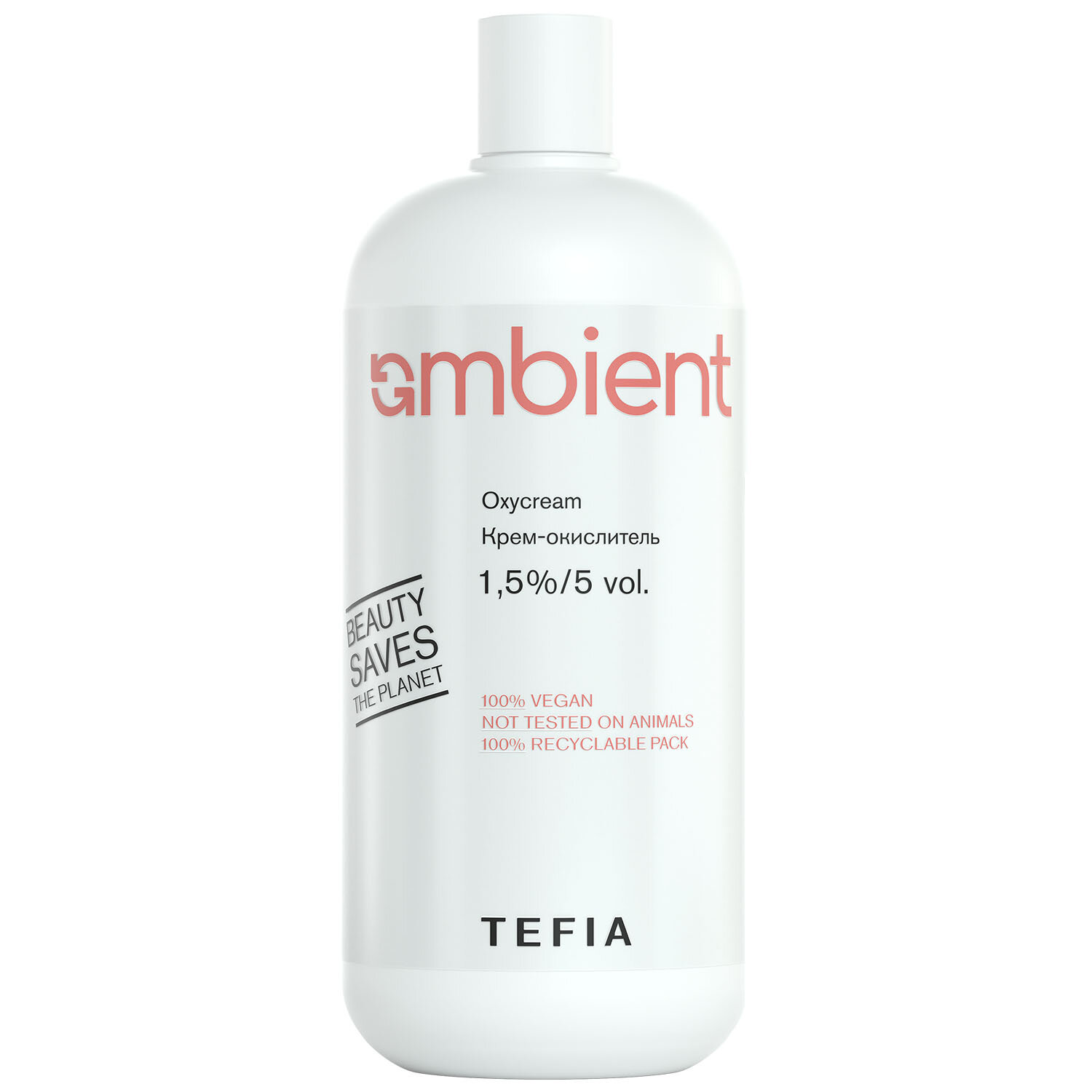 Крем-окислитель для волос Tefia Ambient Oxycream, 1,5%, 5vol, 900мл