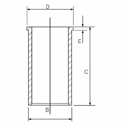 Гильза цилиндра Goetze 1402507000