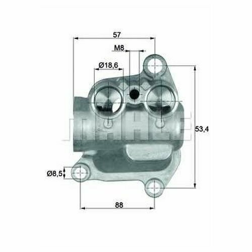 Термостат, масляное охлаждение Knecht/Mahle TO12100 для BMW X5 E70