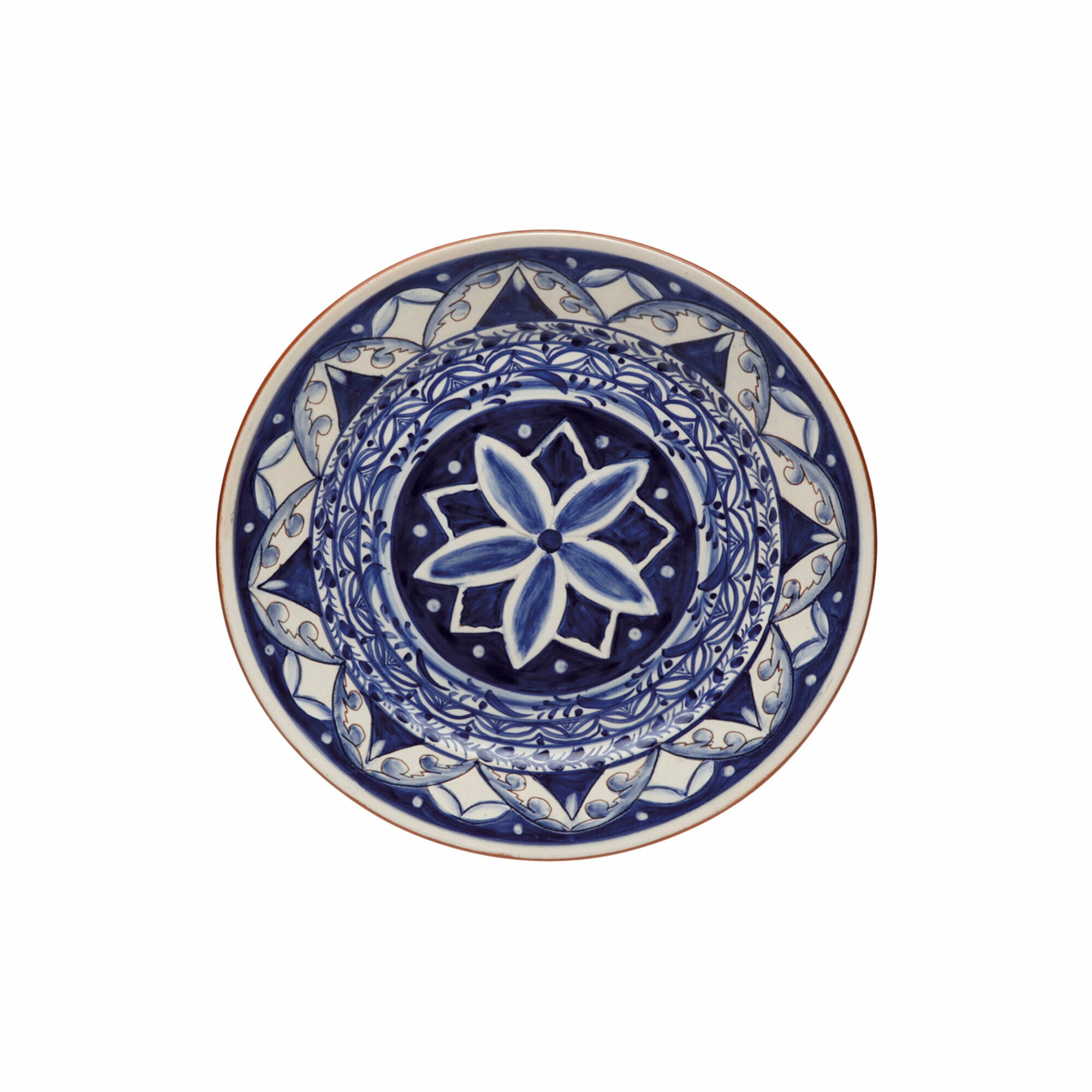 Блюдо CASAFINA by COSTA NOVA Alentejo Terracotta, 33 см, керамическое, бело-синее (P80-BW(CFL0412))