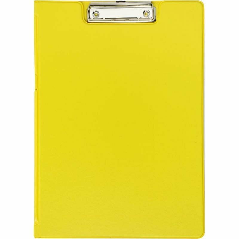 Attache Папка-планшет с зажимом и крышкой Bright colours, желтый, A4